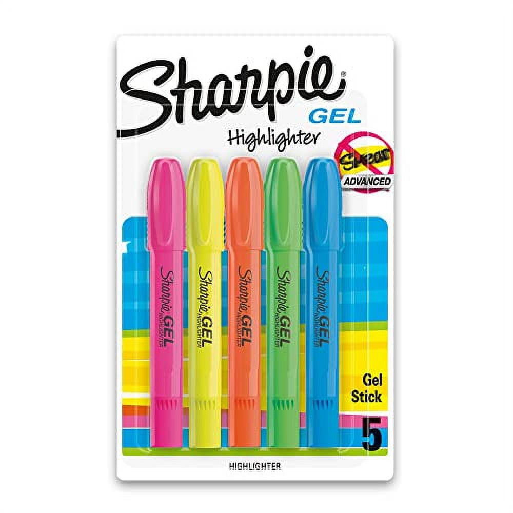 Sharpie Gel Highlighters Bullet Tip Assorted Fluorescent Highlighter ...