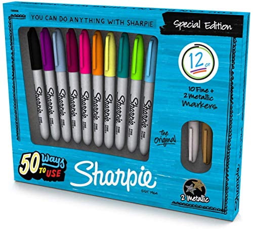 SHARPIE Special Edition 12 Piece Permanent Marker Pack (1909896 ...