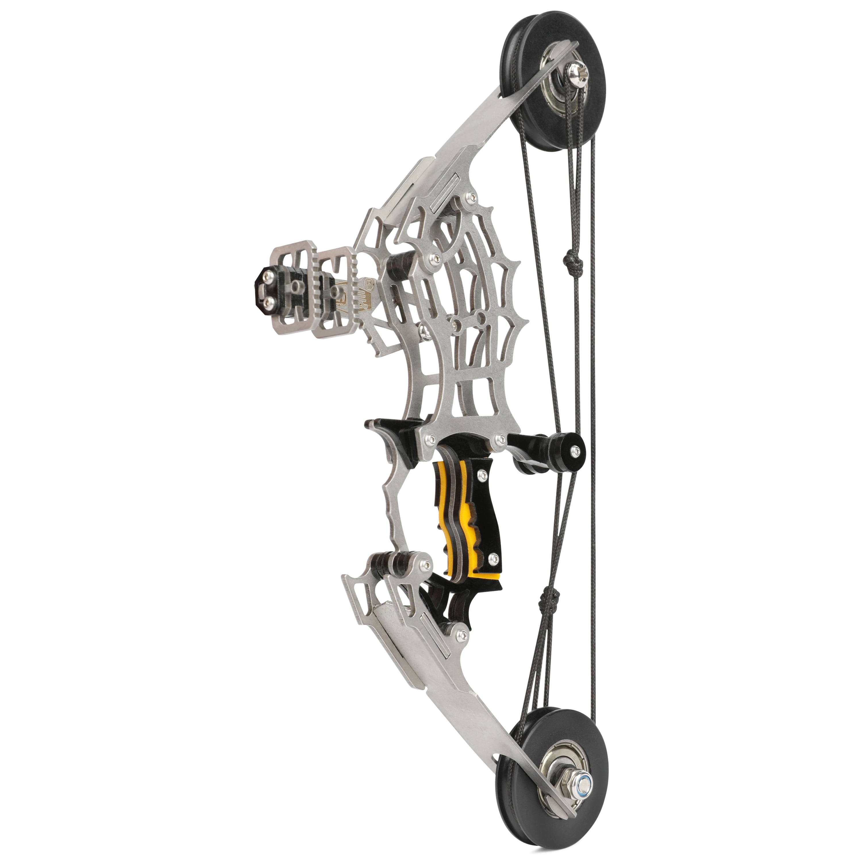 SHARROW Mini Compound Bow & 4 Arrows Set, Stainless Steel - Walmart.com