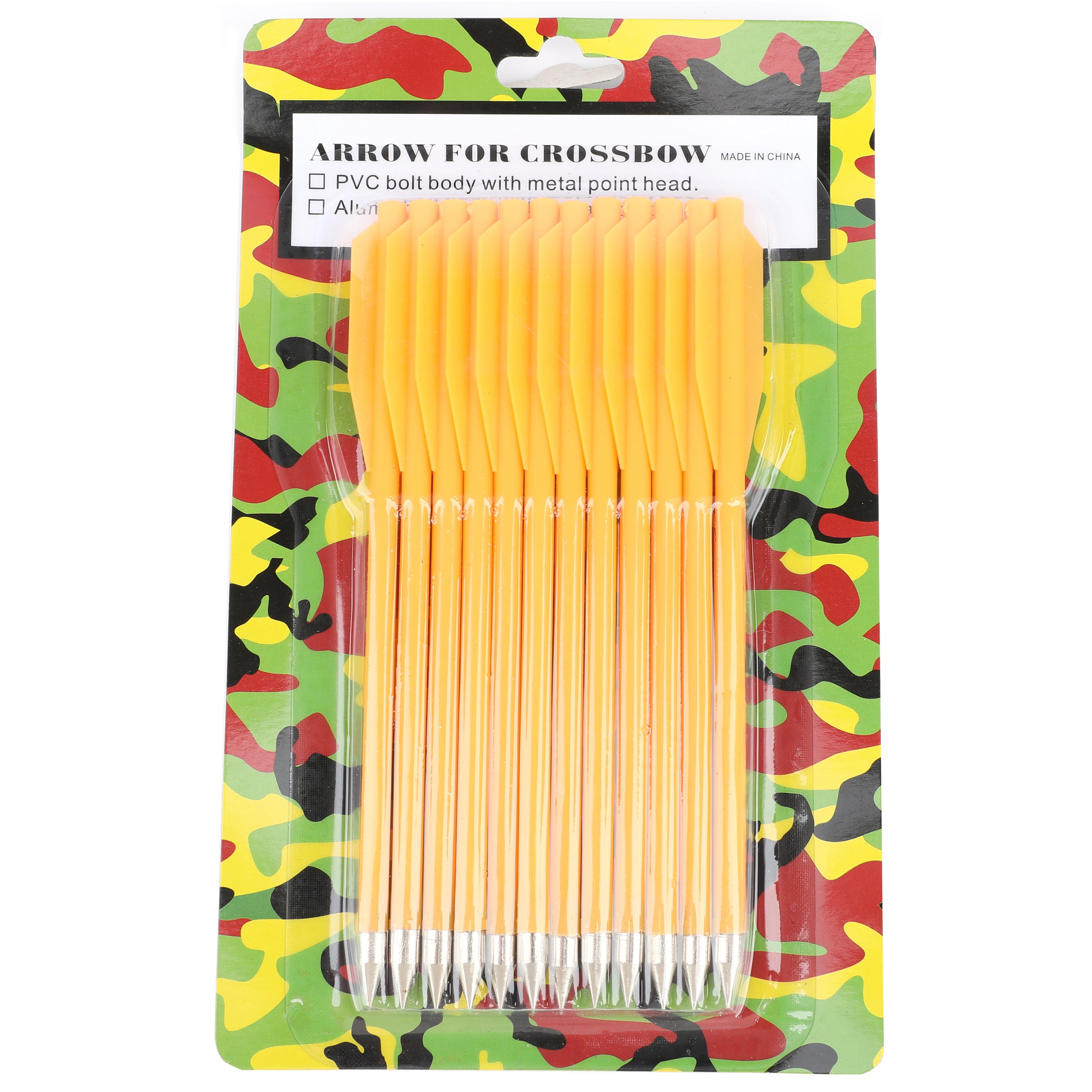 SHARROW Short Arrows PVC Crossbow Bolts for Target Practice (Pack of 12 ...