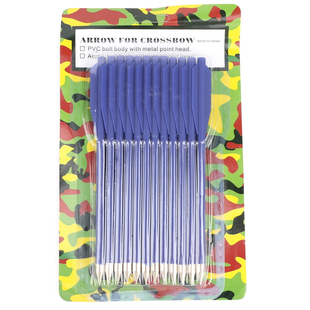 SHARROW Short Arrows PVC Crossbow Bolts for Target Practice (Pack of 12 ...