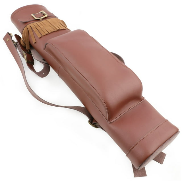 SHARROW Traditional Back Quiver Medieval Style Leather Arrow Quiver ...