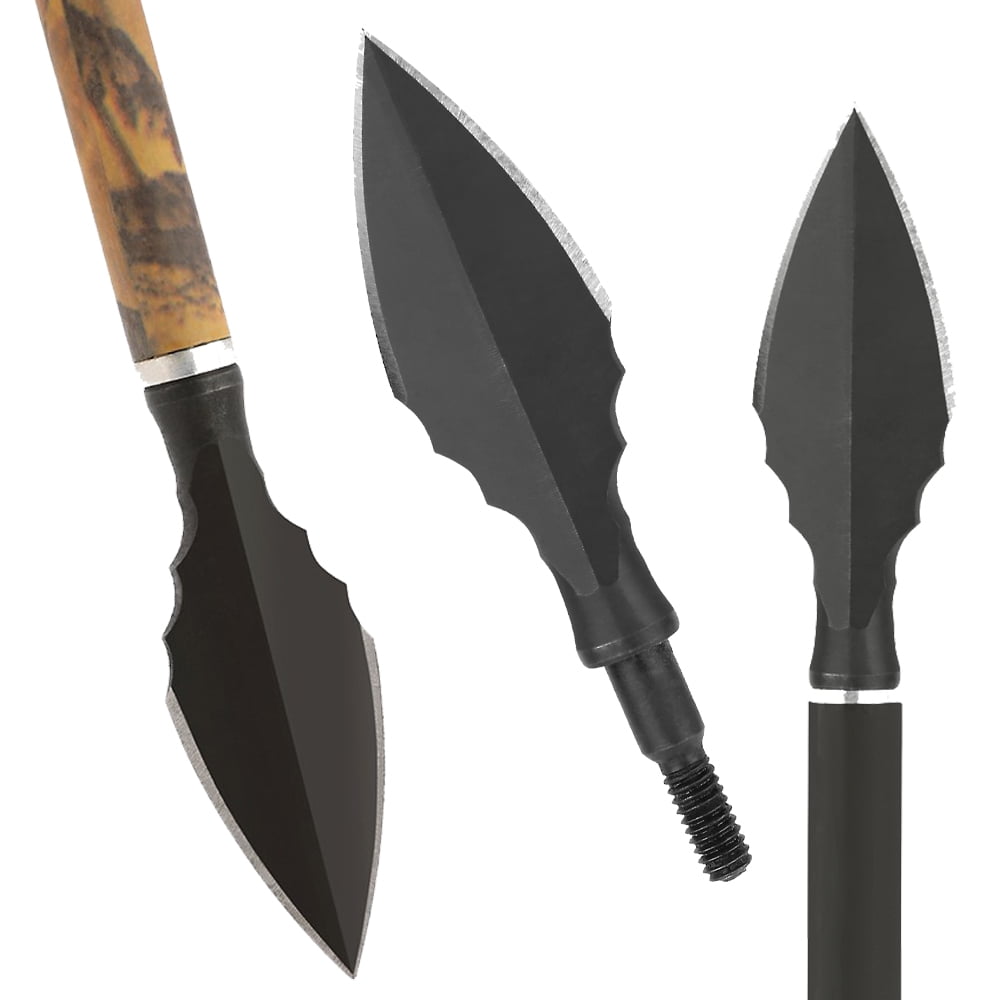 SHARROW Traditional Broadheads Screw Tip Point Arrowhead Archery ...