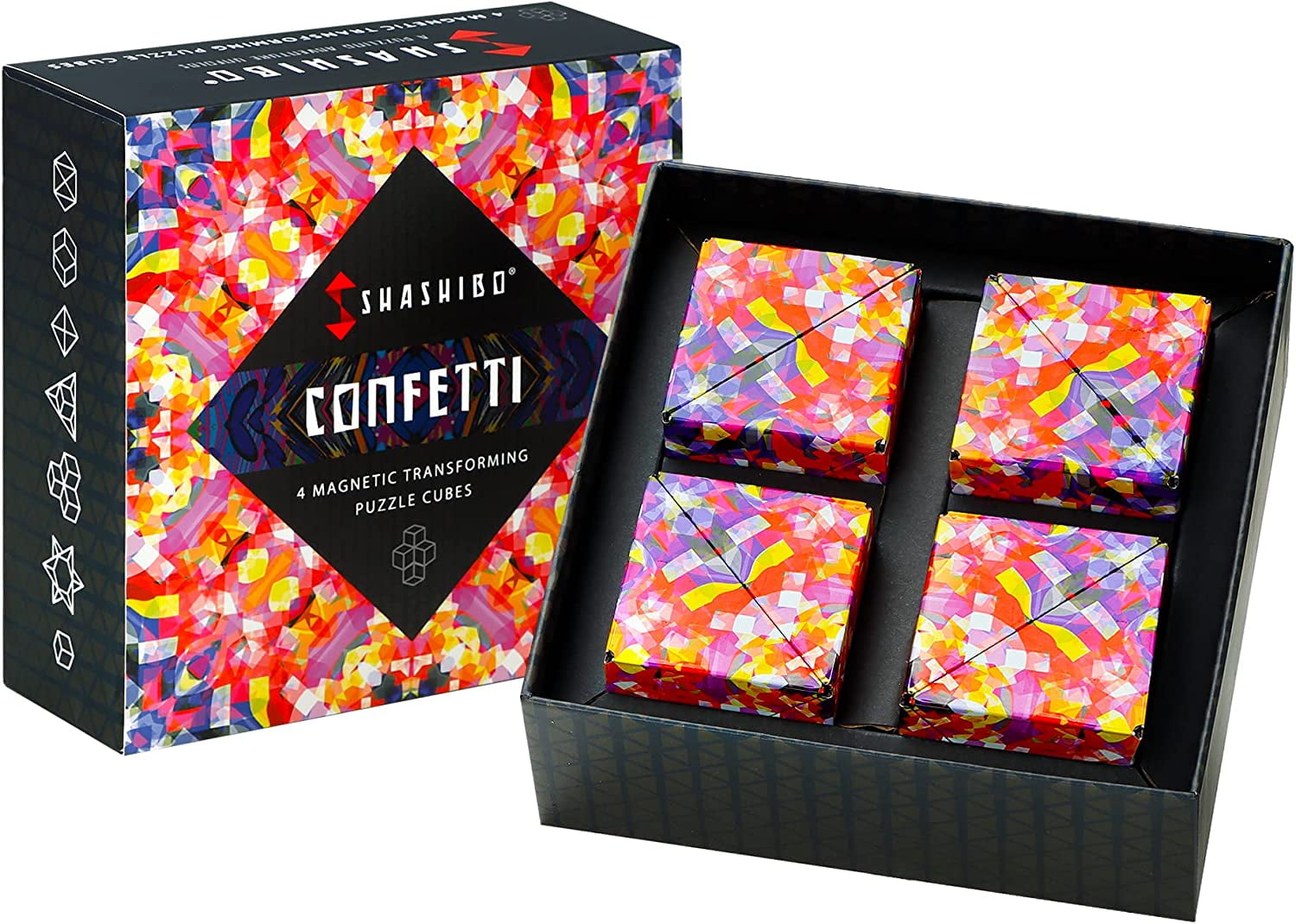 SHASHIBO Gift Box of 4 - Award-Winning, Patented Fidget Cube w/ 36 Rare ...