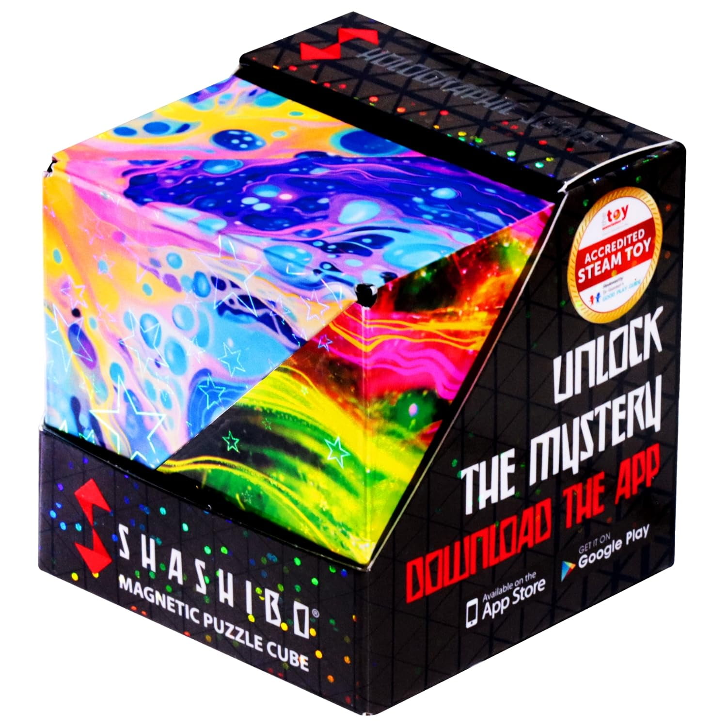 SHASHIBO Shape Shifting Box - Award-Winning, Patented KMC2Fidget Cube w ...