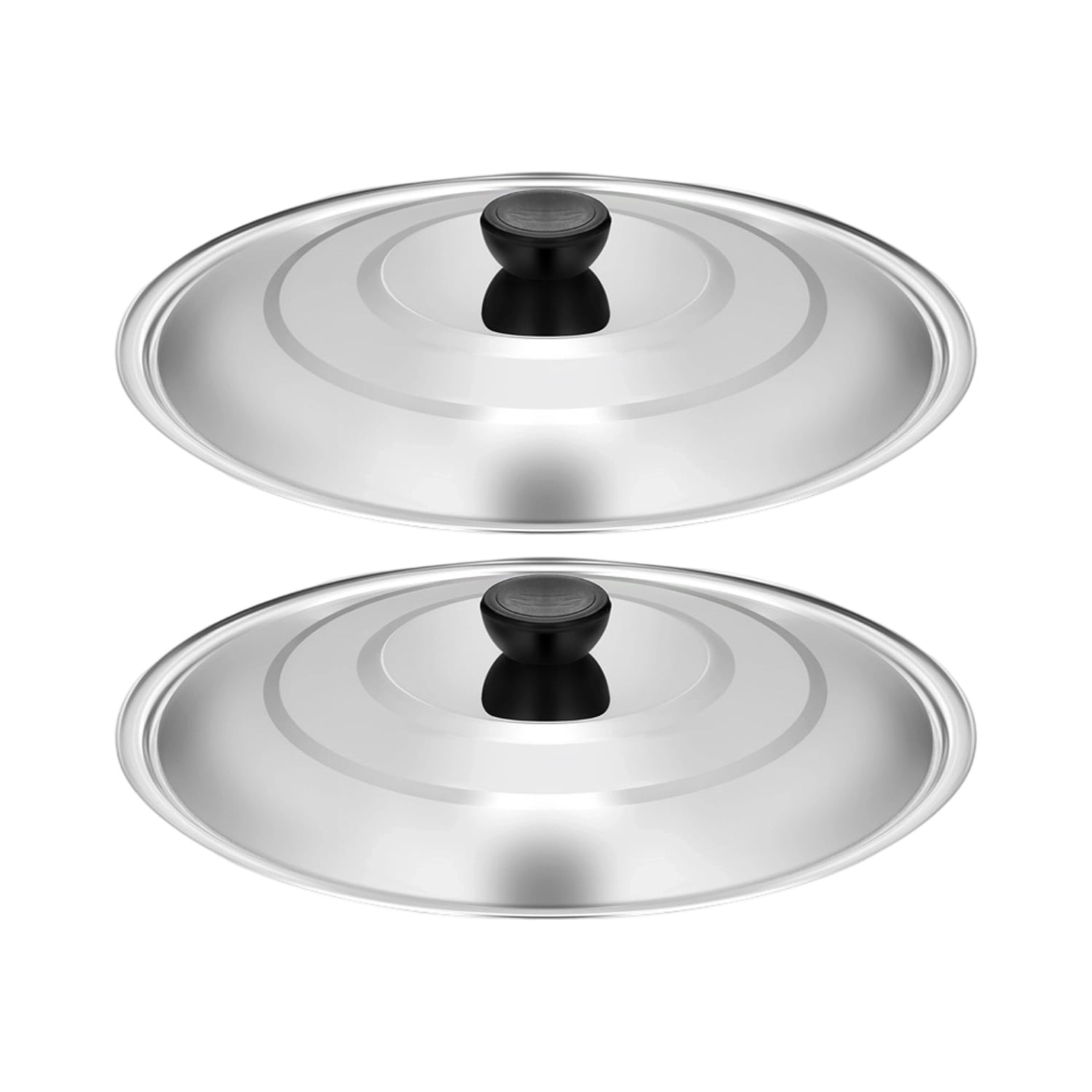 SHATUOA 2 Pack Universal Lid for Pots, Pans and Skillets, Fits 9, 10 ...