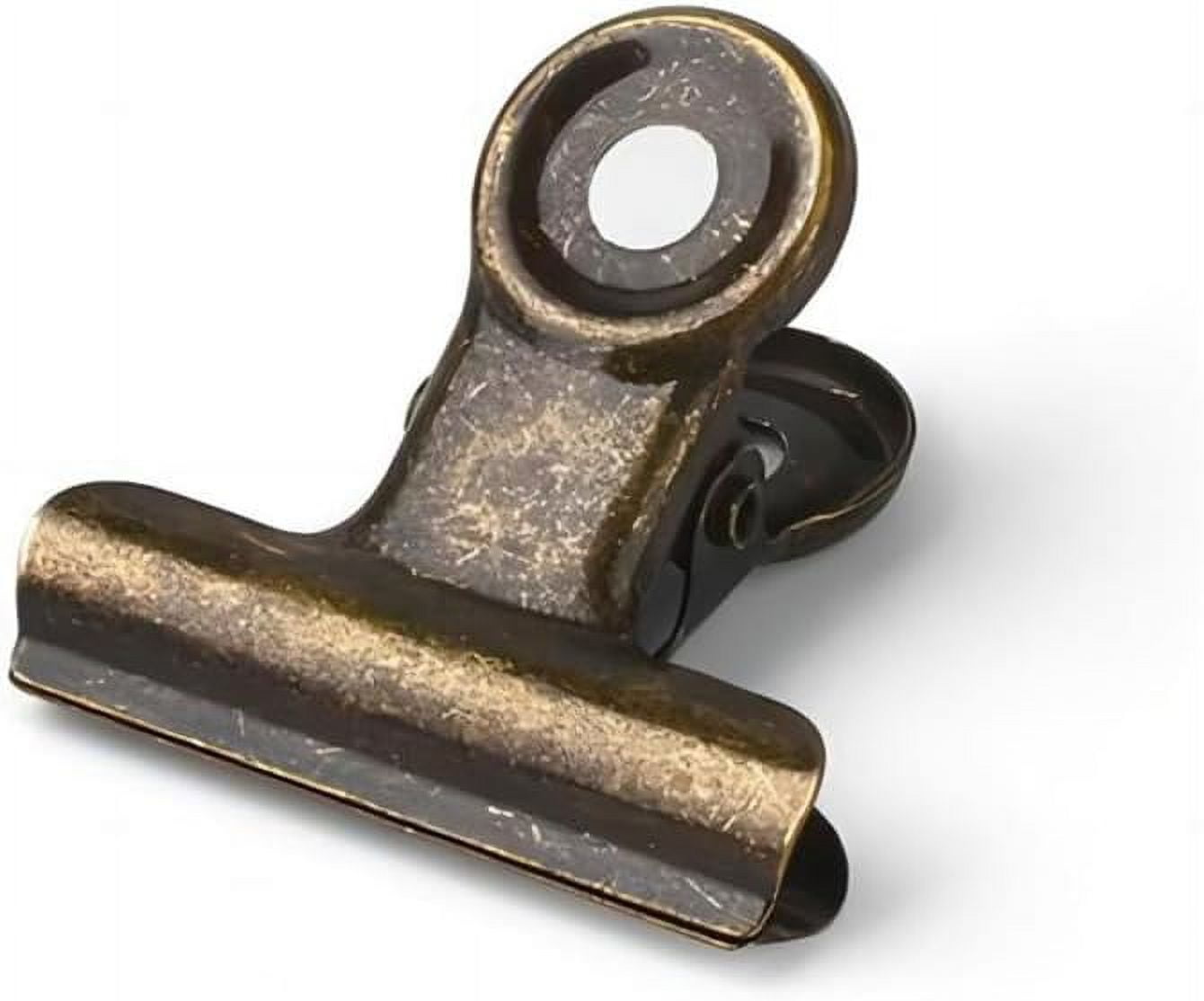 ‎SHBOTO Small Light Gold Metal Bulldog Hinge Clips, 30 Pcs, 22mm ...