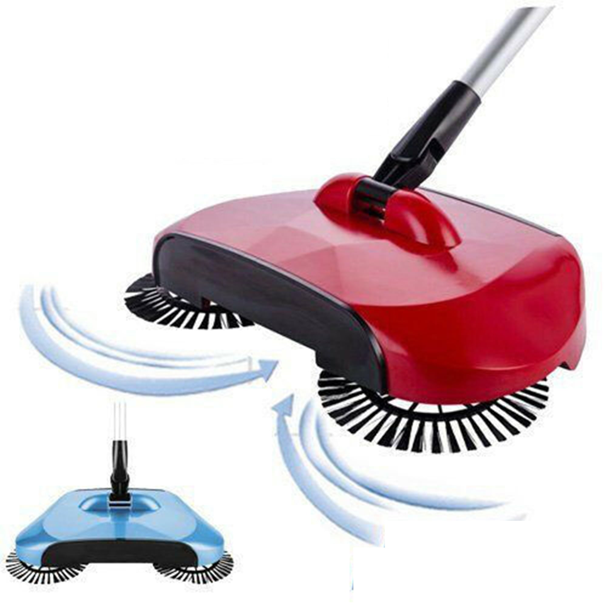 SHCKE 3 in 1 Household Automatic Hand Push Sweeper Broom 360 Degree ...