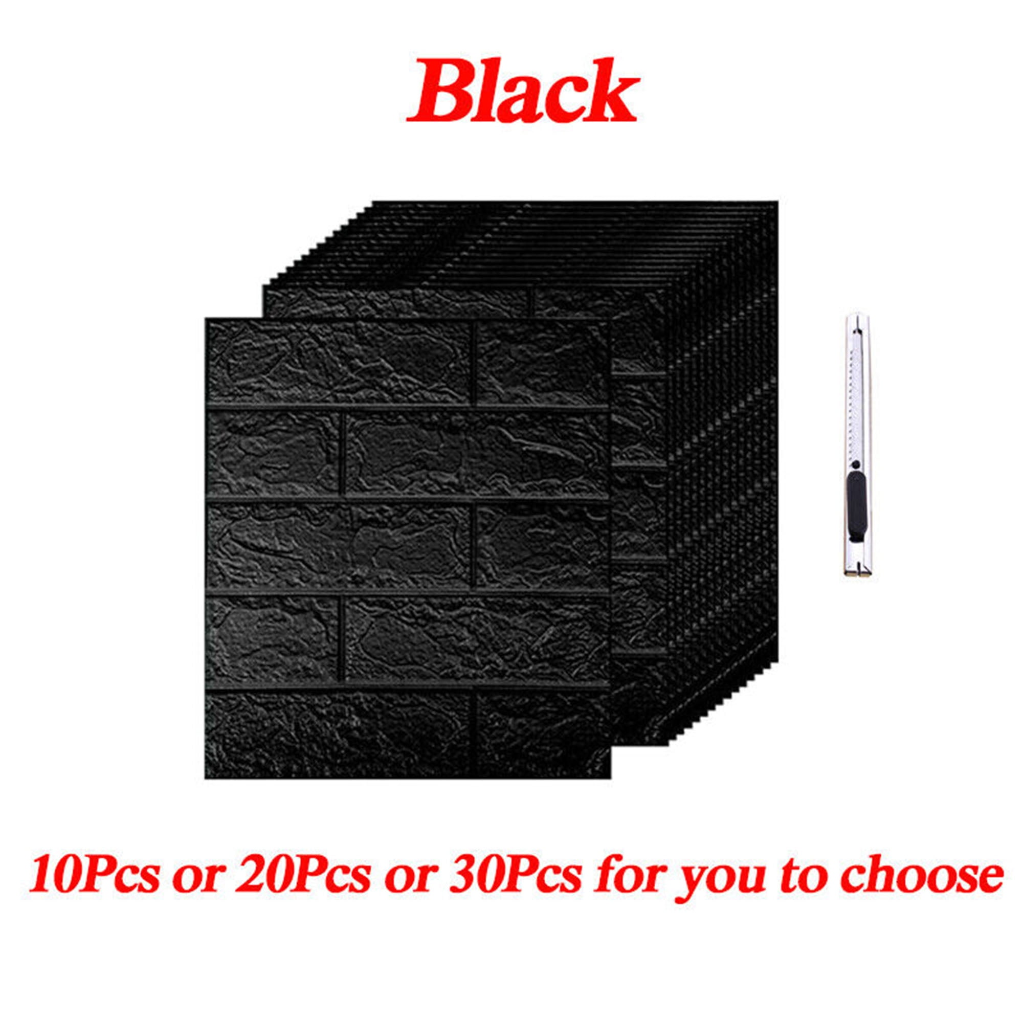 SHCKE 3D Brick Peel and Stick Wallpaper, 3D Wall Panels Self Adhesive ...