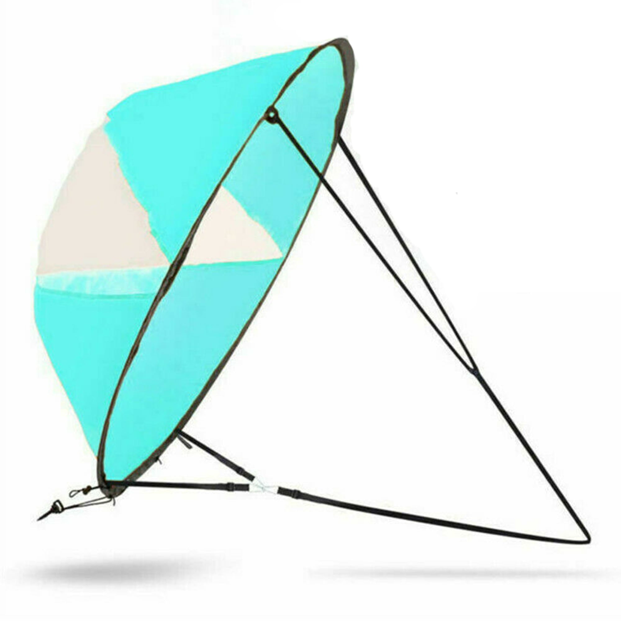 SHCKE 42 inches Downwind Wind Sail Kit Kayak Wind Sail Kayak Paddle ...