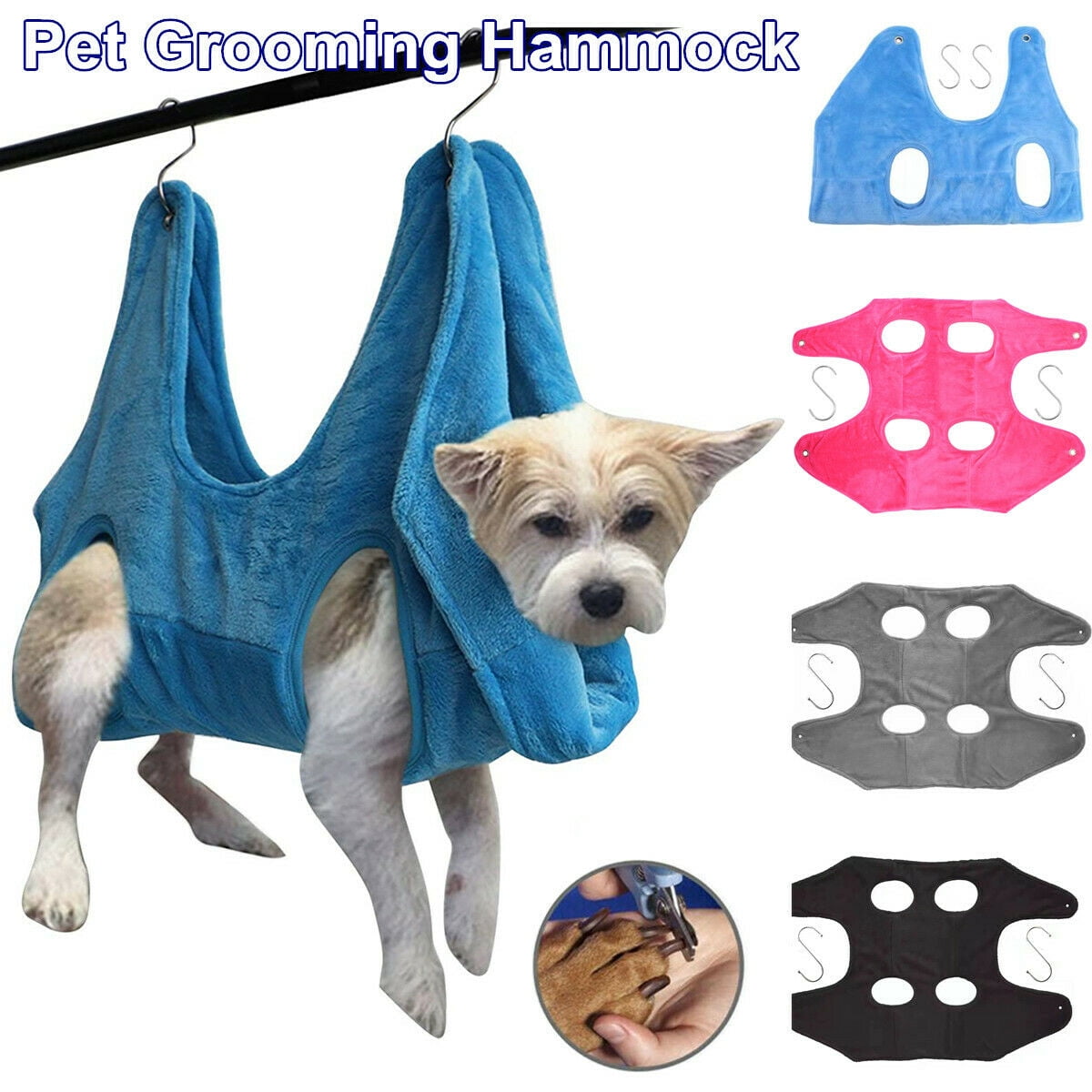SHCKE Dog Grooming Sling Hammock for Small Medium Dogs Relaxation ...