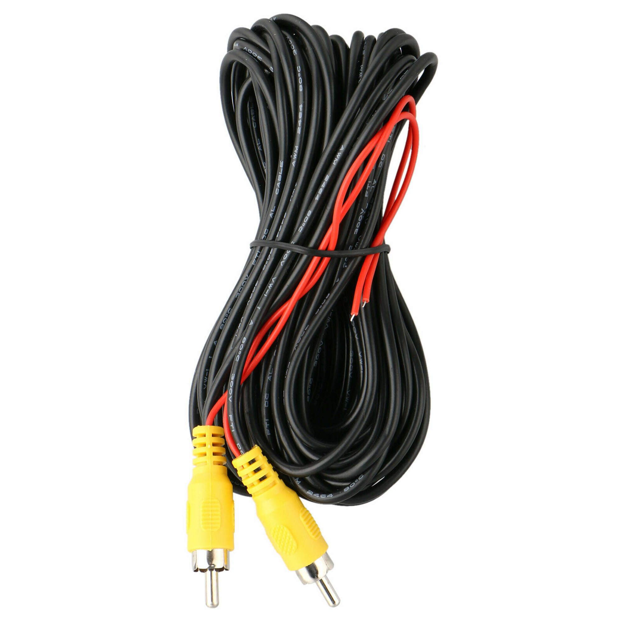SHCKE Double-Shielded Car RCA Rear View Camera Video Extension Cord(32 ...