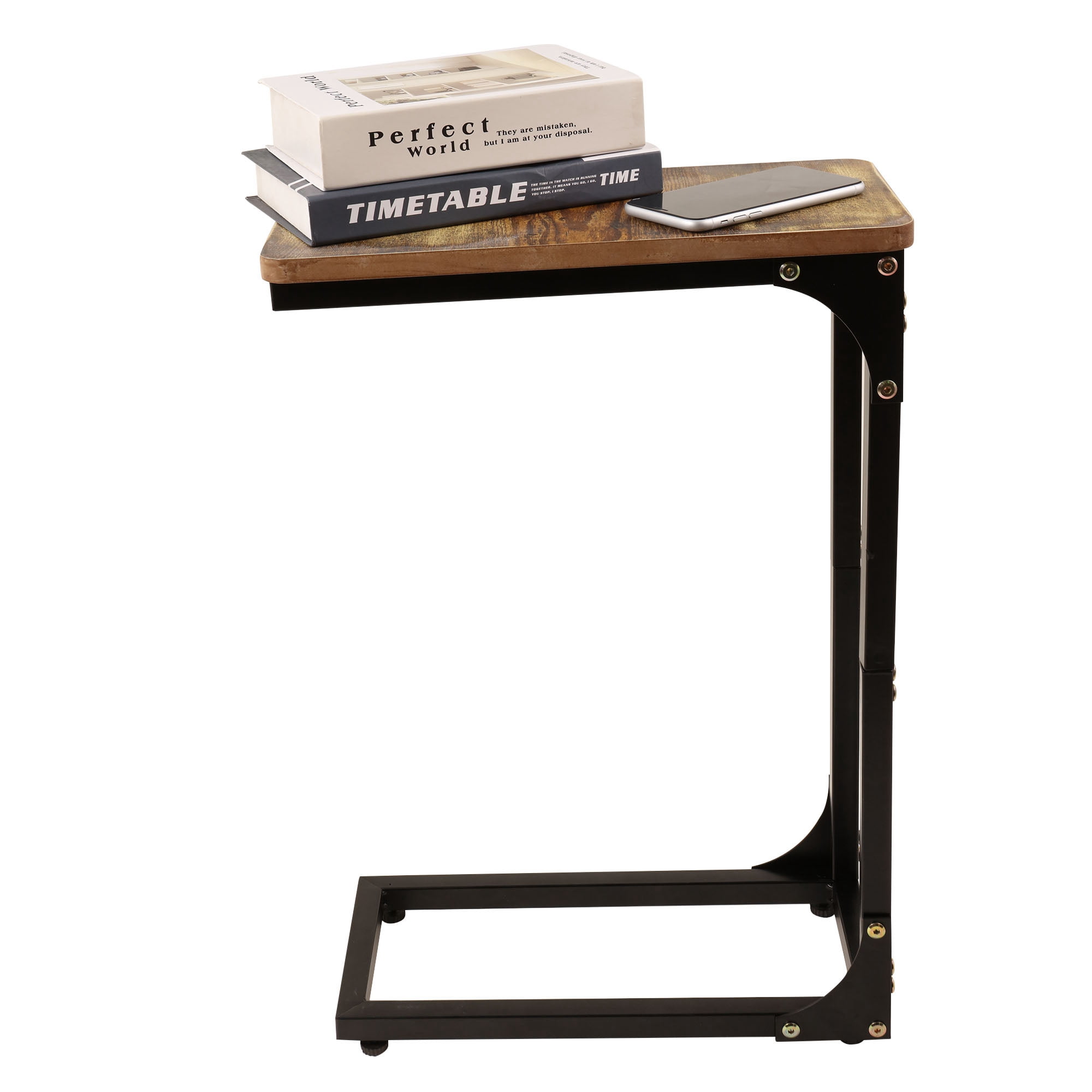SHCKE End Table, C Shaped, Small Beside Table, Laptop Table, Side Table ...