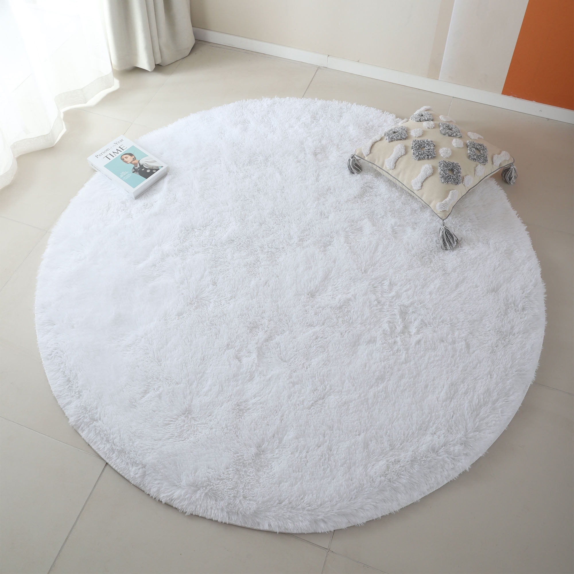 SHCKE Plush Faux Fur Area Rug Soft Fluffy Velvet Carpet Soft Fluffy ...