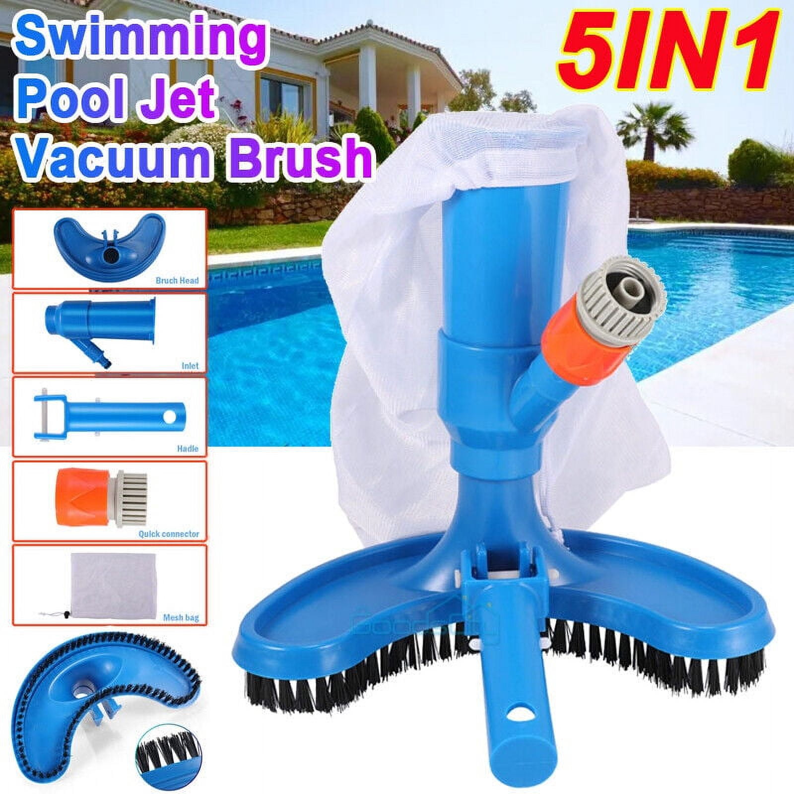 SHCKE Portable Pool Vacuum Jet Handheld Pool Vacuum Cleaning Kit Pool ...