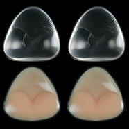 Flirtzy Silicone Bra Inserts, Clear Push Up Pads, Waterproof Breast ...