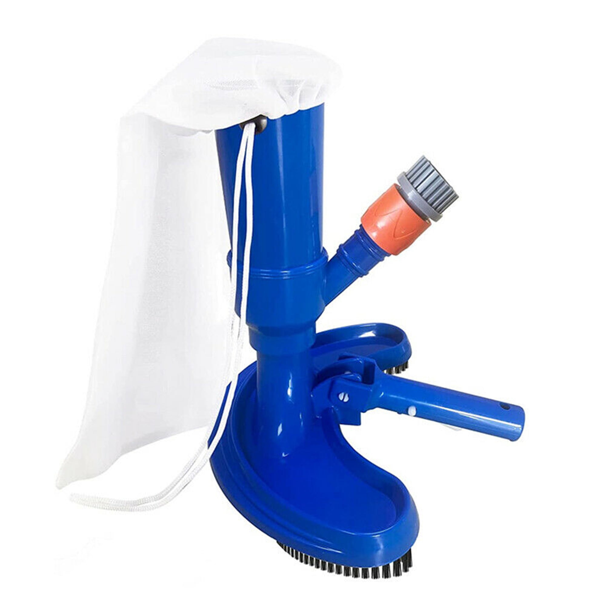 SHCKE Swimming Pool Vacuums Head with Bottom Brush & Leaf Bag for Above ...