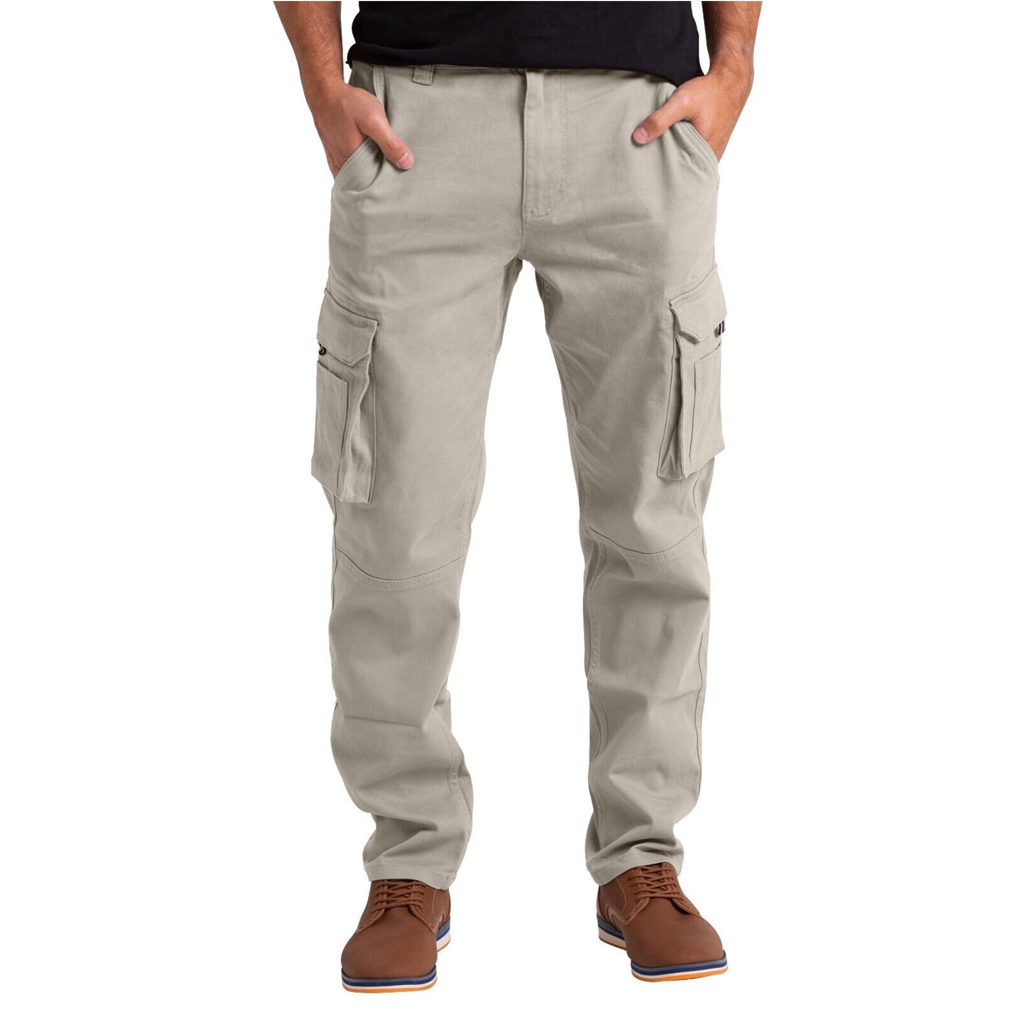 SHCKE Work Cargo Pants for Men Big and Tall Tactical Pants Heavy Duty ...