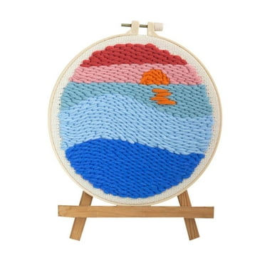 Punch Needle Embroidery Starter Kits with Pattern for Kids Adults ...