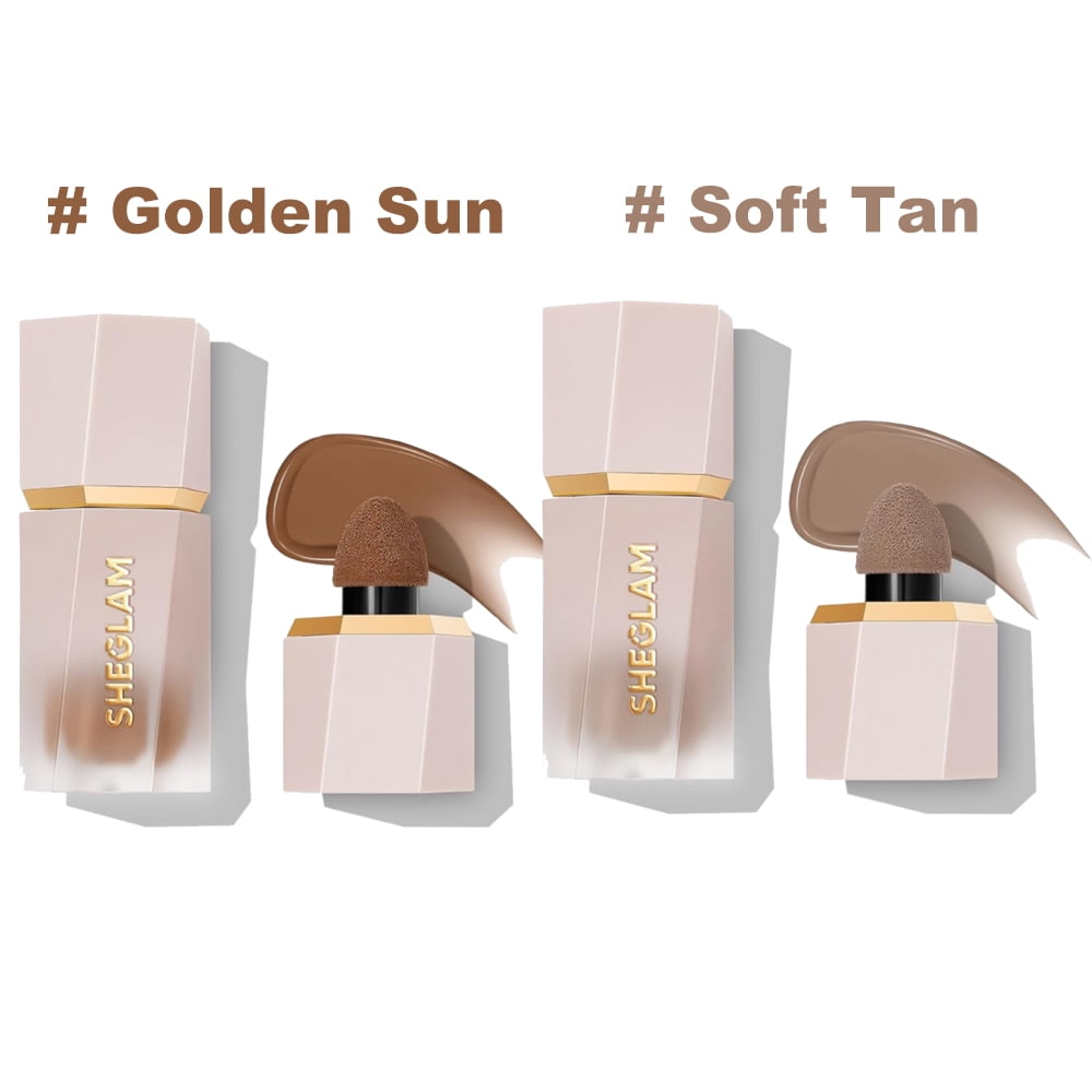 SHE_GLAM Color Bloom Liquid Blush Makeup for Cheeks Matte, Finish Long ...