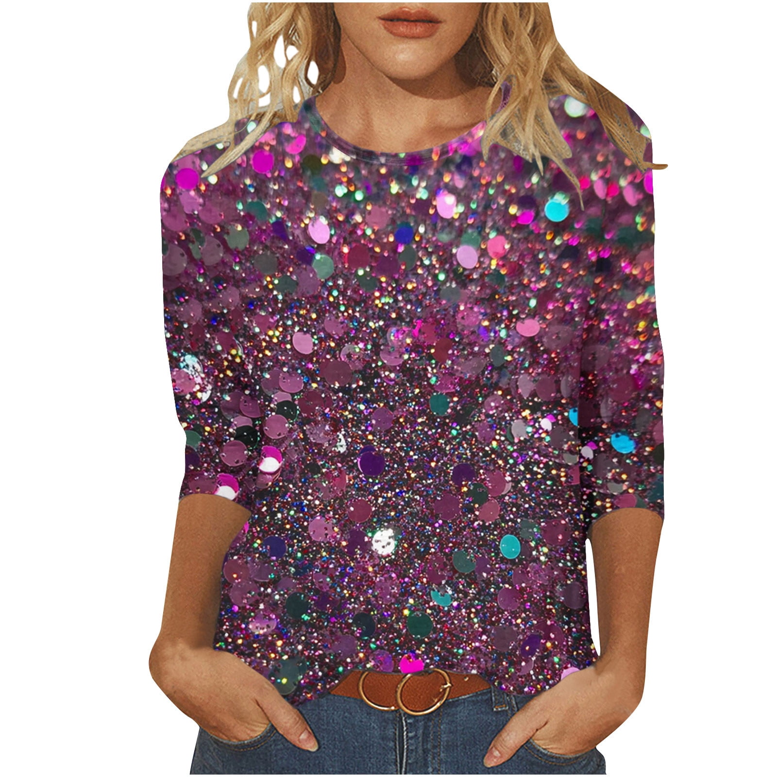 SHE IS My Items Shirts for Women Pack Womens Long Sleeve Tops Lace ...