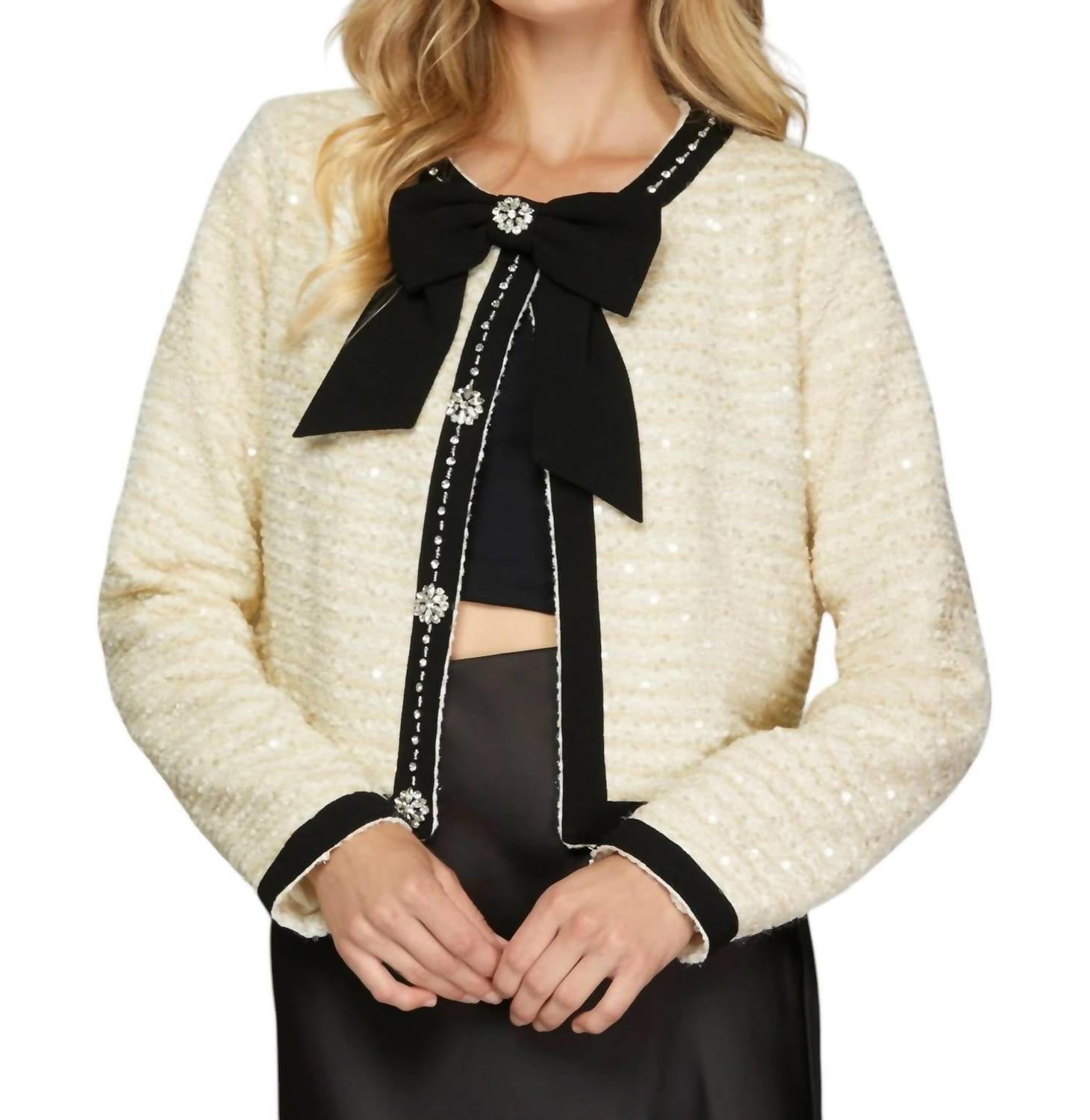 She + Sky Bow Jacket - Walmart.com