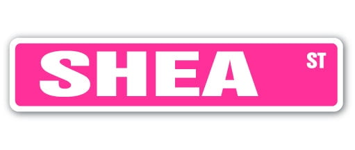 SHEA Street Sign Childrens Name Room Sign | Indoor/Outdoor | 18" Wide ...