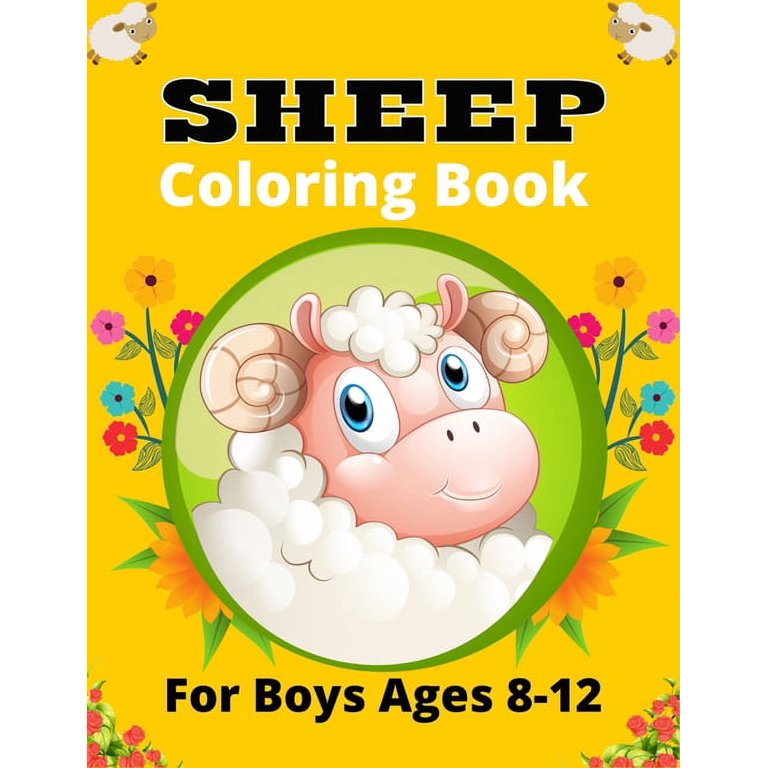 coloring book sheep