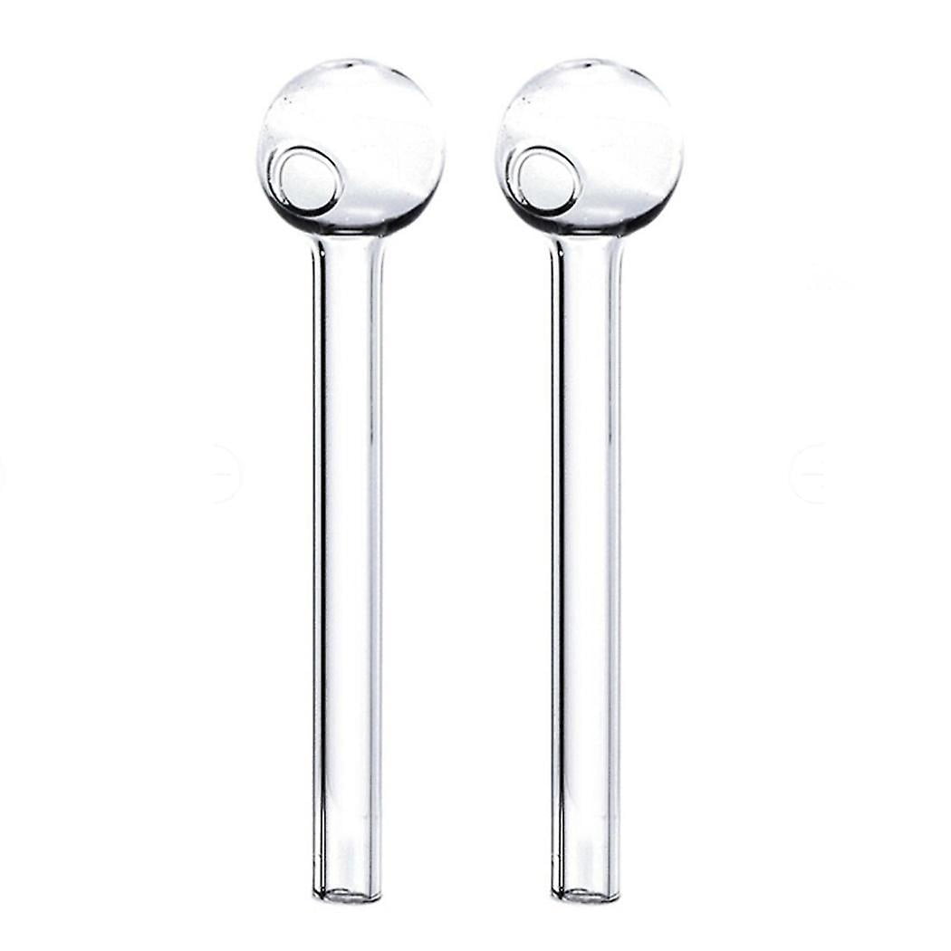 SHEEPZH 20x Portable Transparent Straw Drink Straw Pipes Glass Straws ...