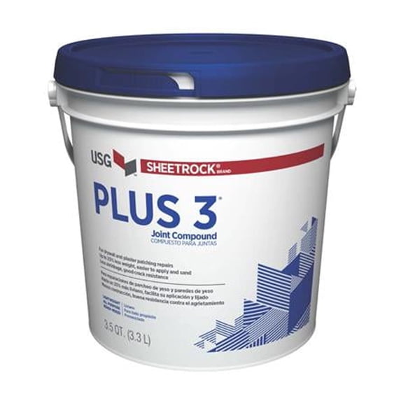 USG Sheetrock Plus 3 3.5 Qt All Purpose Wall Compound, 384013 - Walmart.com