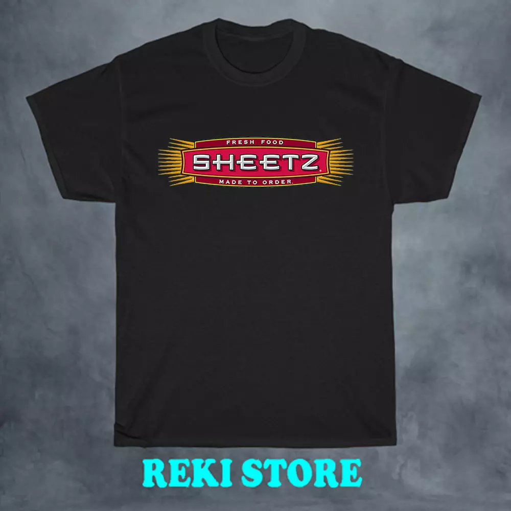 SHEETZ Fresh Food Mens Black T-Shirt - Casual and Comfortable Tee for ...