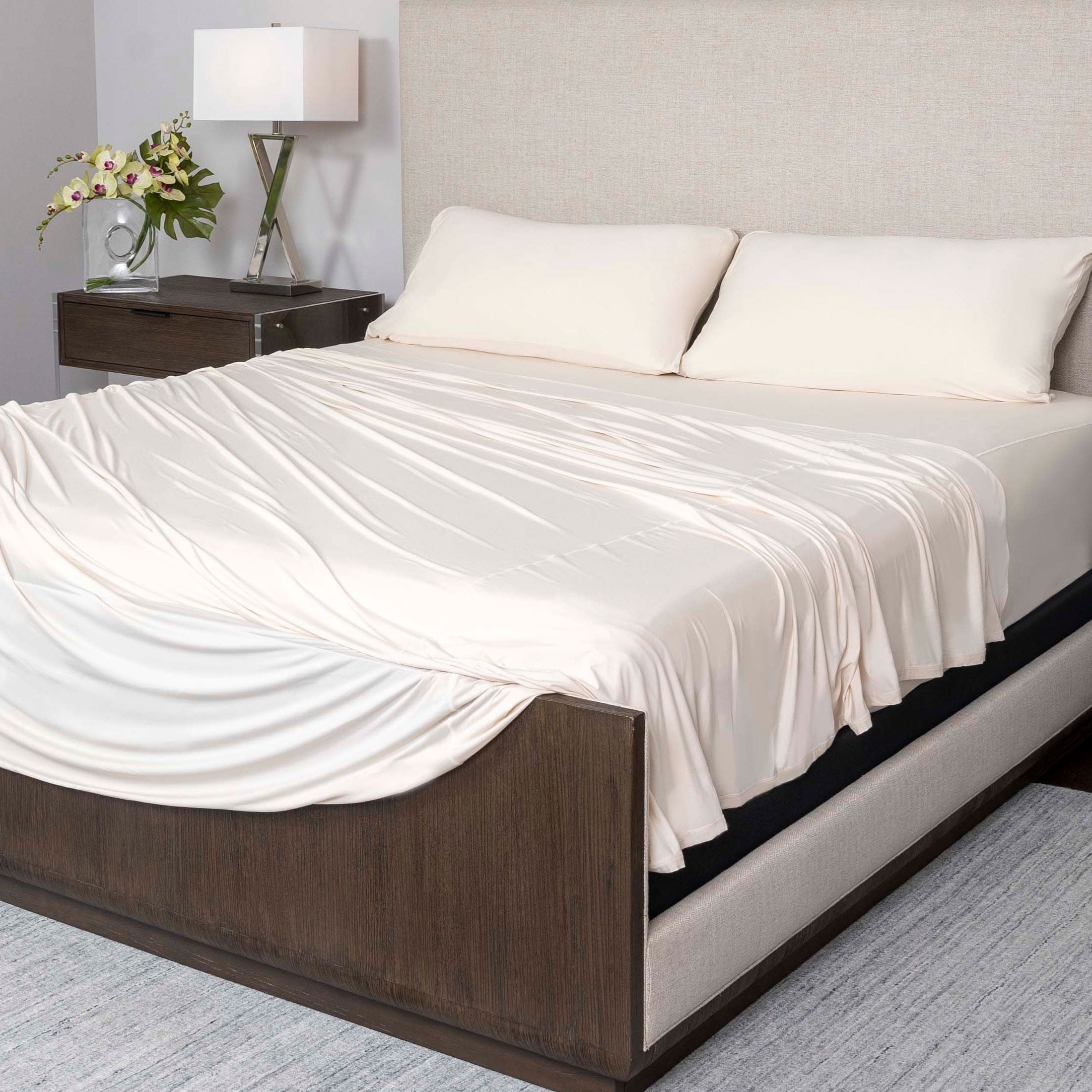 SHEEX Active Comfort Sheet Set with 2 Pillowcases, Queen - Cooling ...