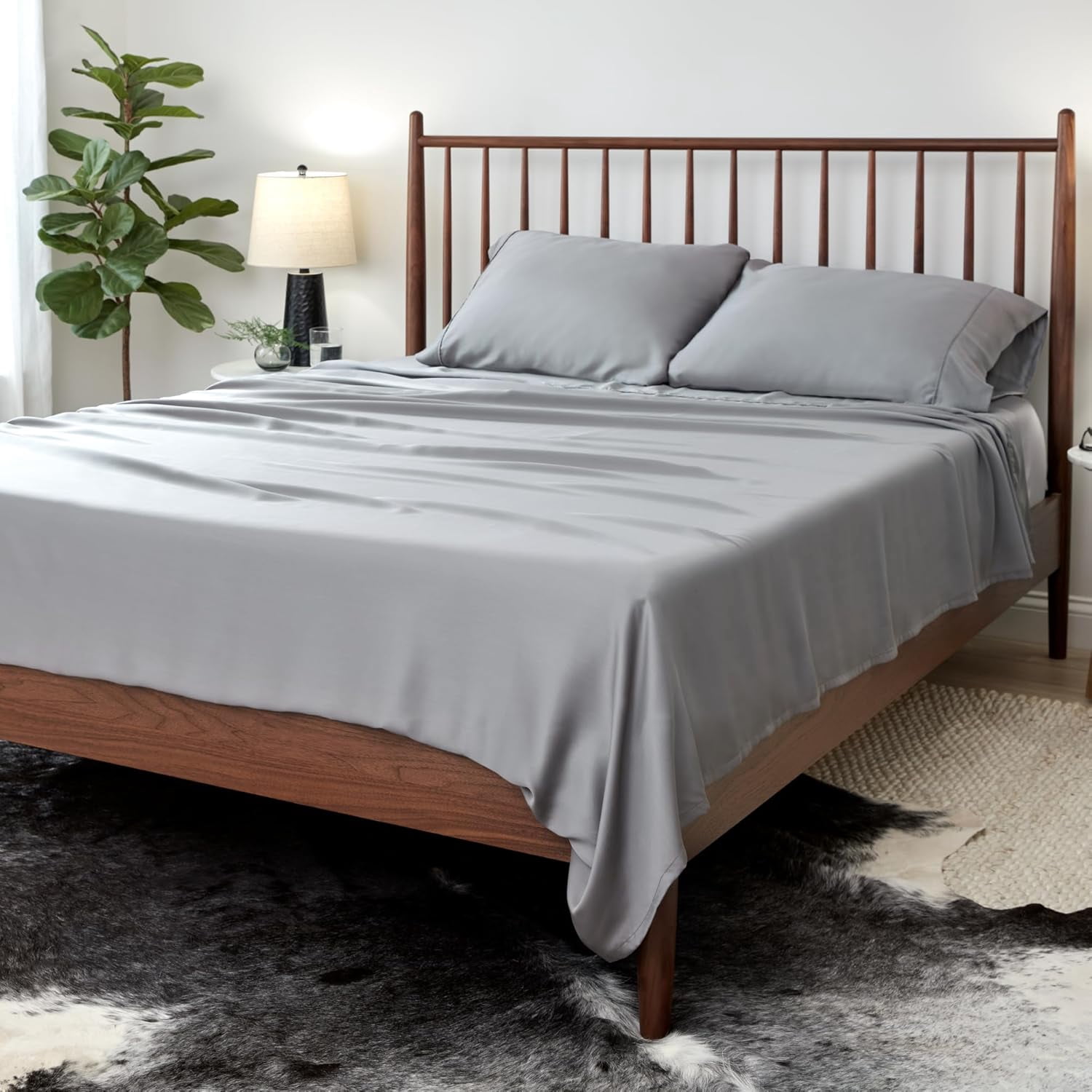 SHEEX Arctic Aire MAX Sheet Set, Ultrasoft Cooling Sheets with 1 Flat ...