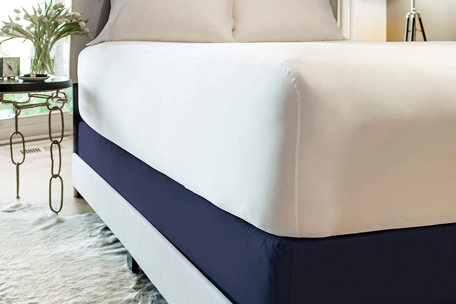 SHEEX - Original Performance Box Spring Wrap, Sleek Alternative to Dust ...