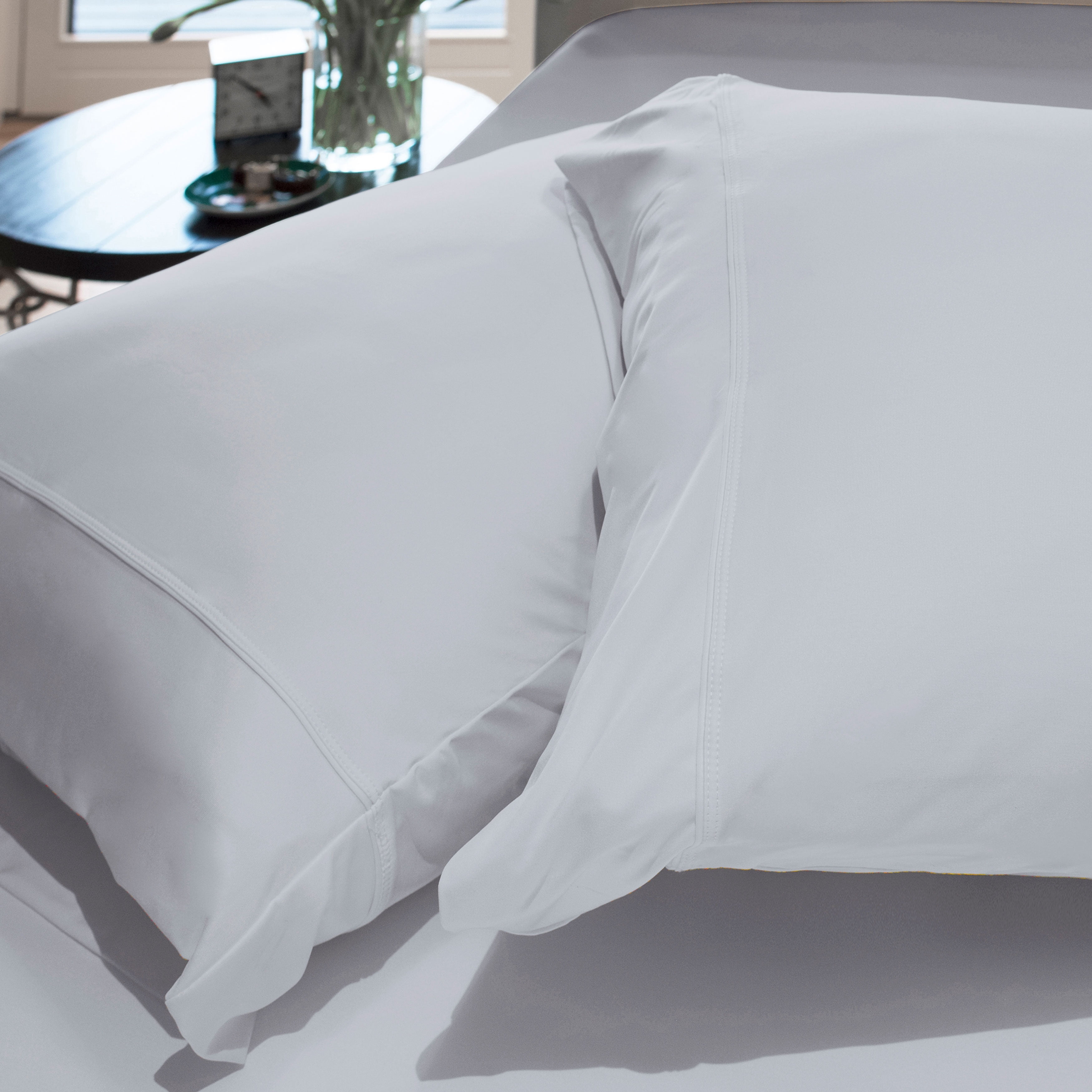 SHEEX Original Performance Premium Pillowcases, Set of 2 Pearl Blue ...