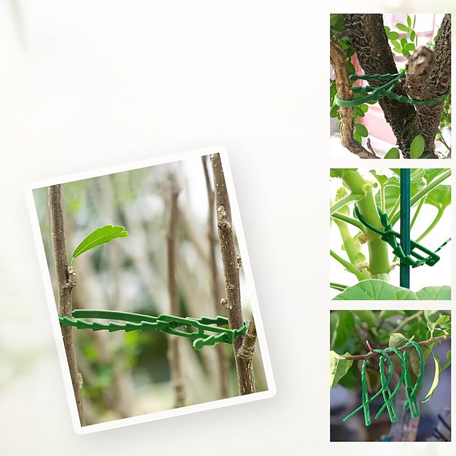 SHEIGUANNI 100Pcs Adjustable Plant Ties Flexible Garden Plant Ties ...