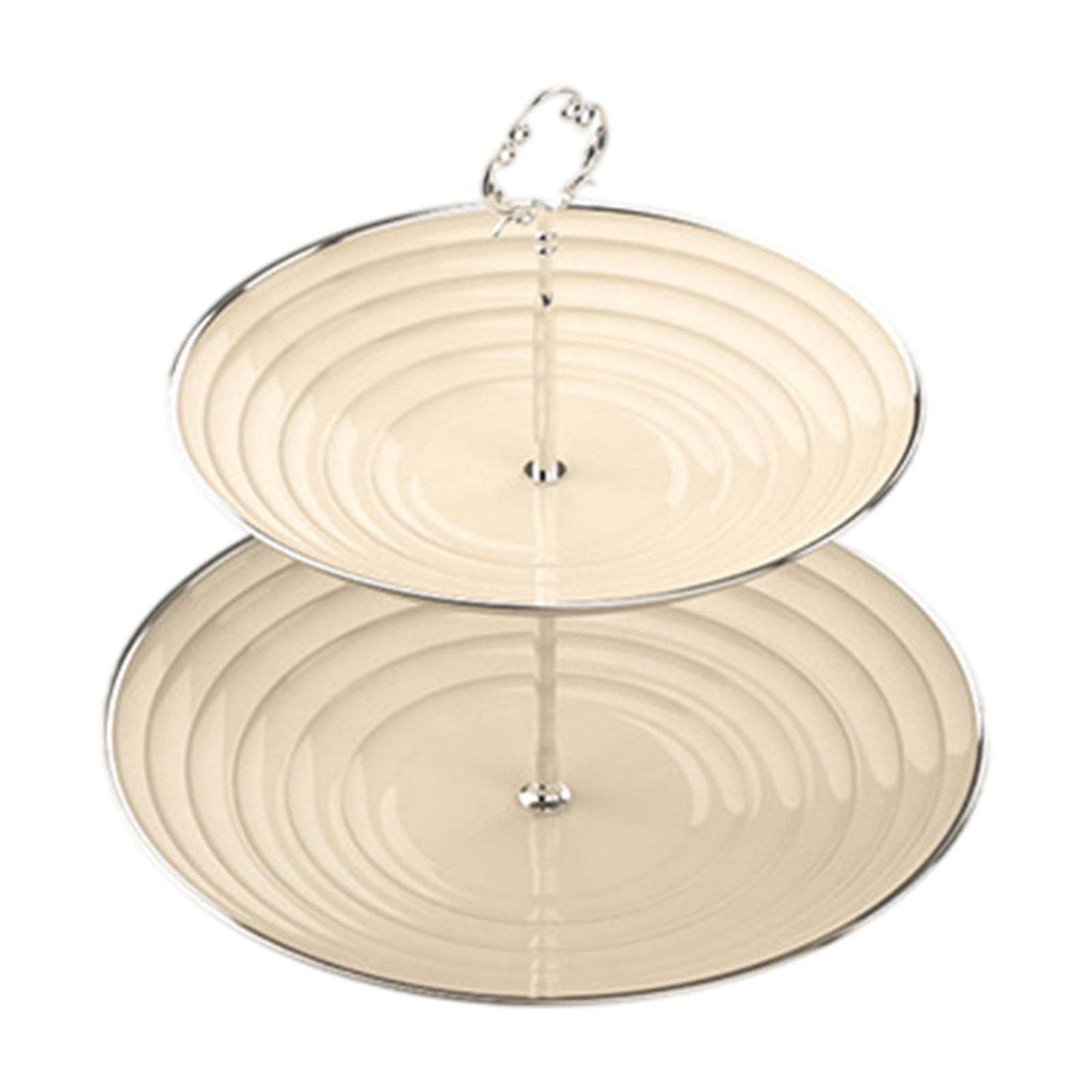 SHEIGUANNI 2 Tier Cupcake Stand, Tiered Serving Cake Stand, Transparent ...