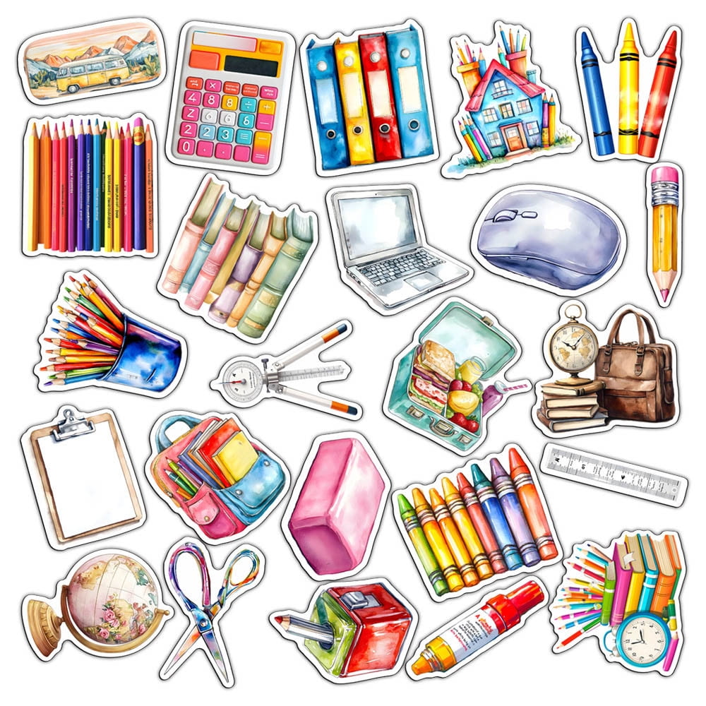 SHEIGUANNI 24 Pieces Back to School Cutouts Classroom Bulletin Board ...