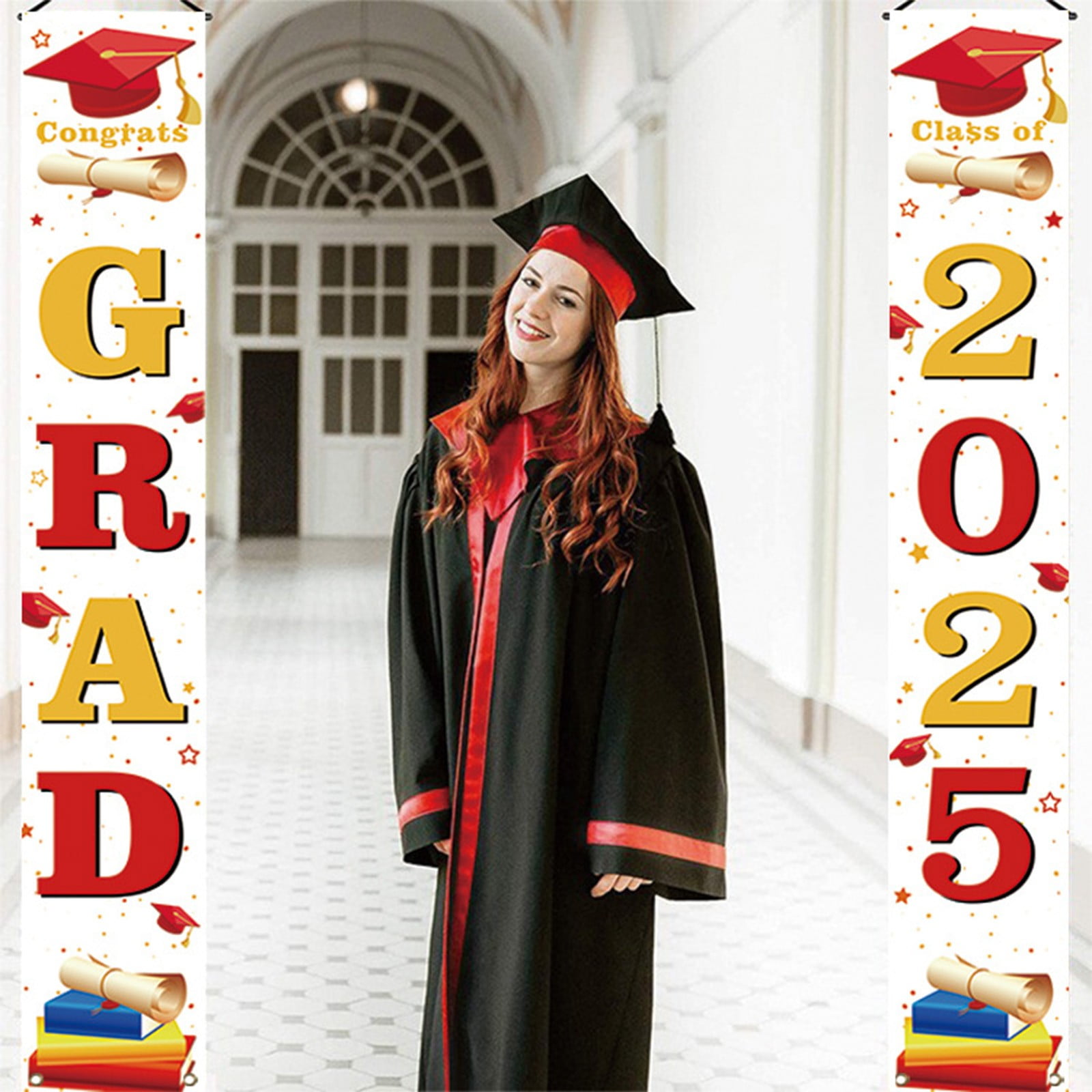 SHEIGUANNI Graduation Decorations Class of 2025 Hanging Graduation ...