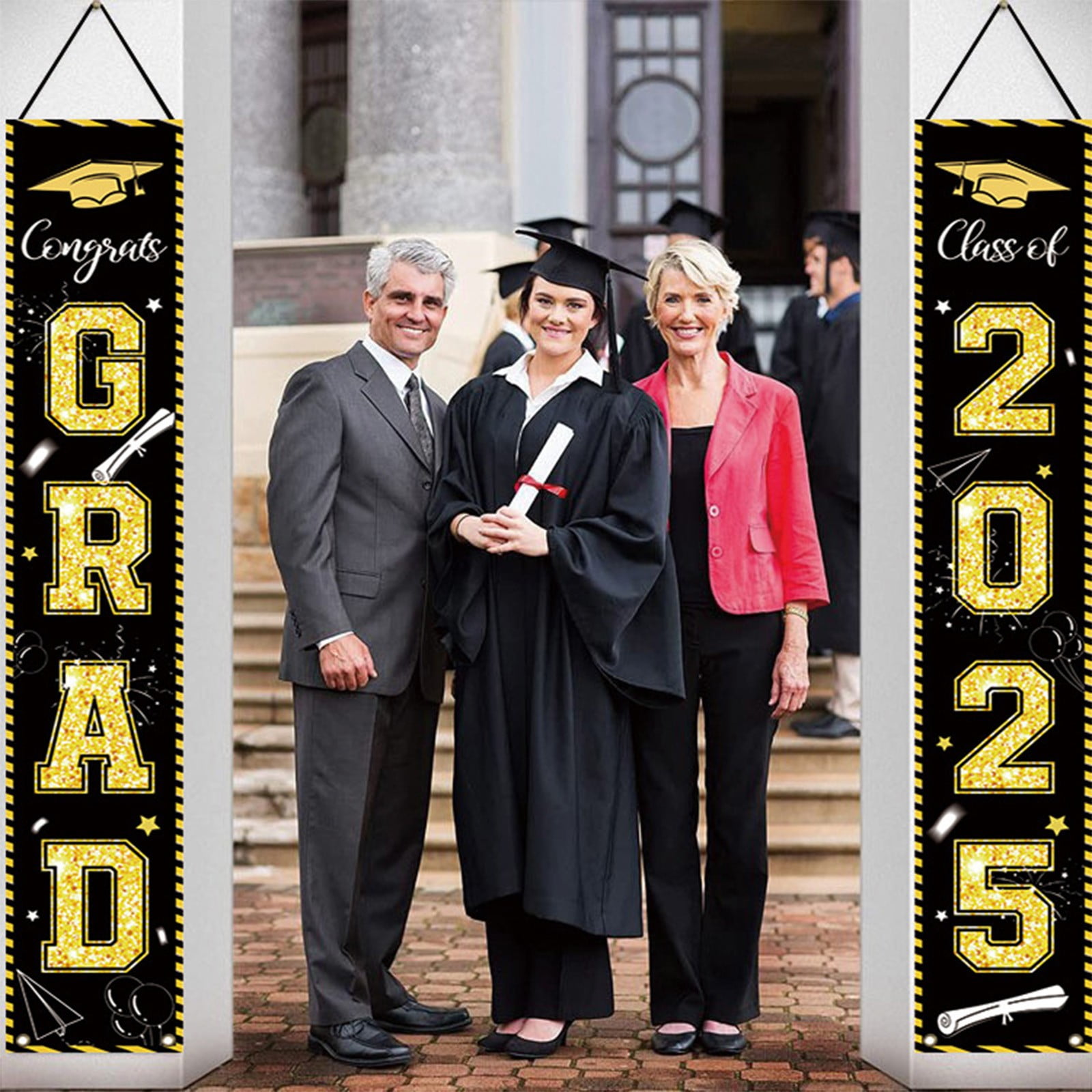 SHEIGUANNI Graduation Decorations Class of 2025 Hanging Graduation ...