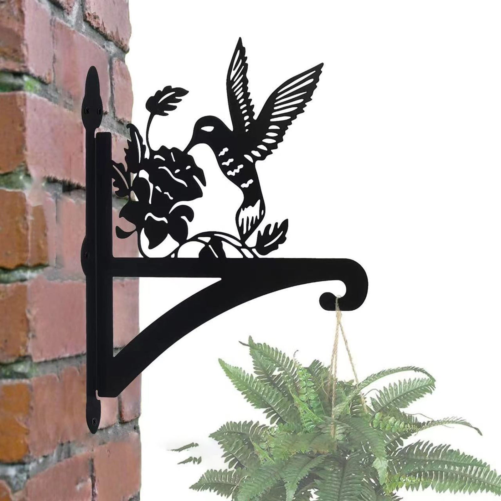 Hanging Basket Bracket Metal Wall Mount Plant Hanger For Outdoor ...