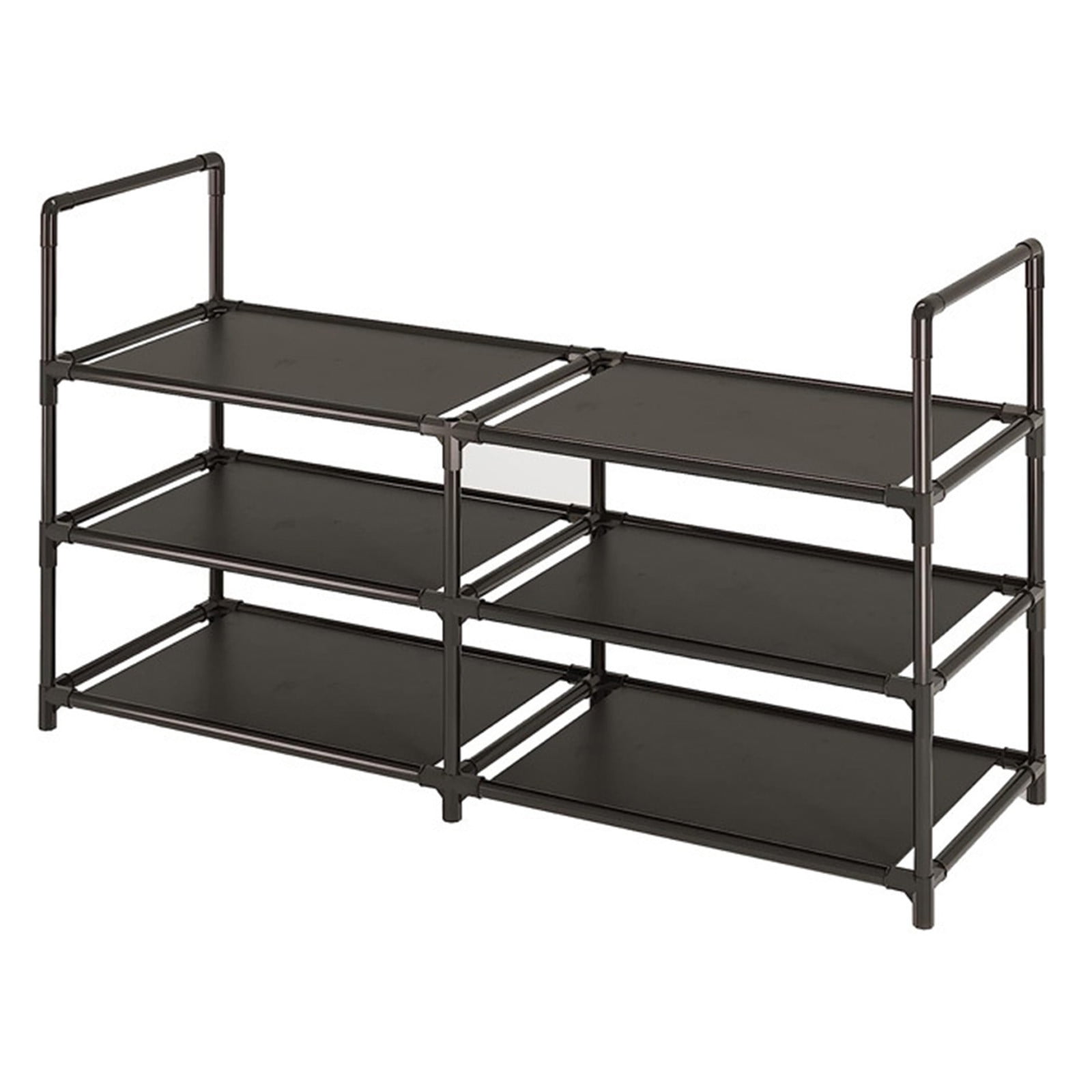 SHEIGUANNI Shoe Rack - 3 Tier Shoe Rack for Front Door Entrance, Sturdy ...