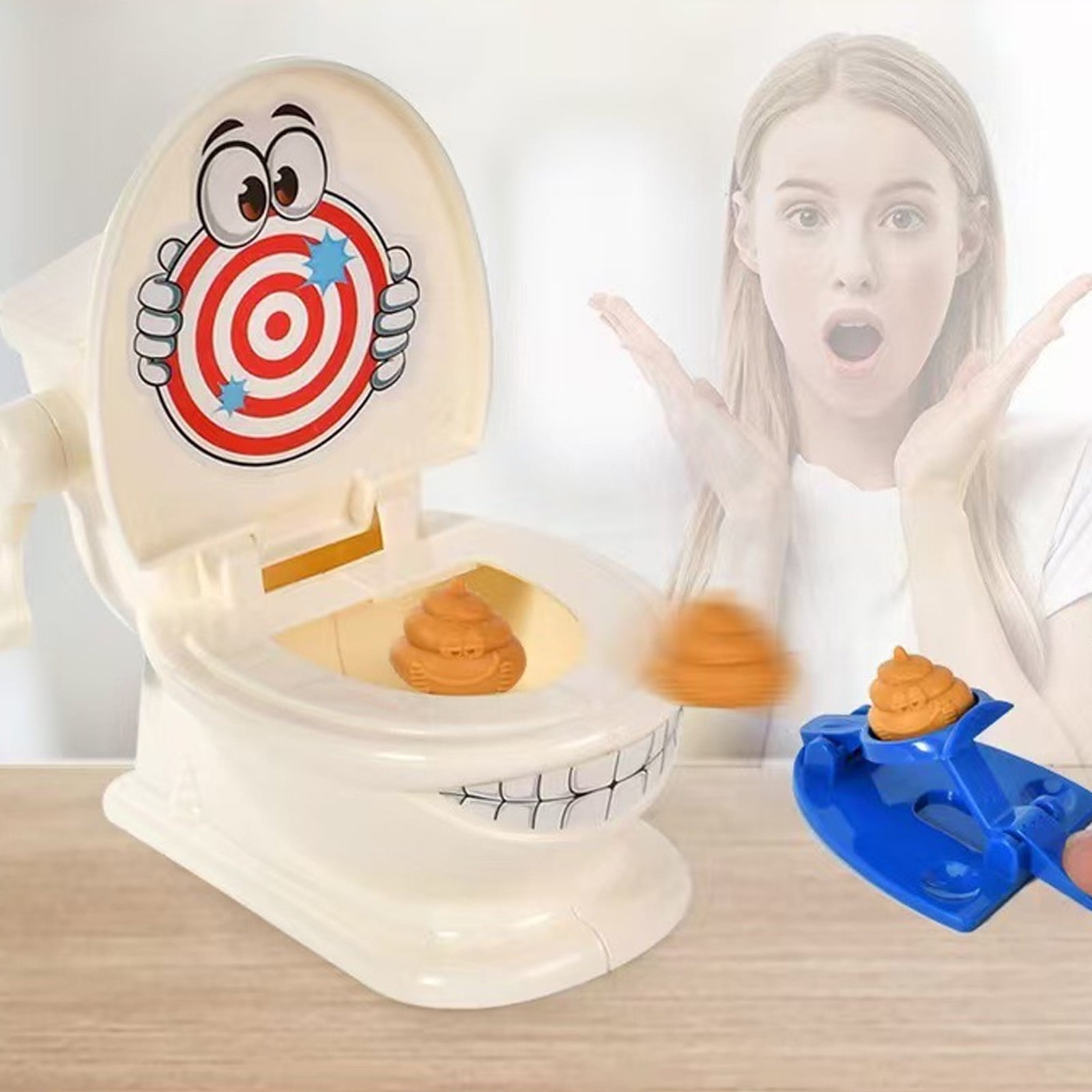 SHEIGUANNI Toilet Catapult Party Game Set - Interactive Hilarious Prop ...