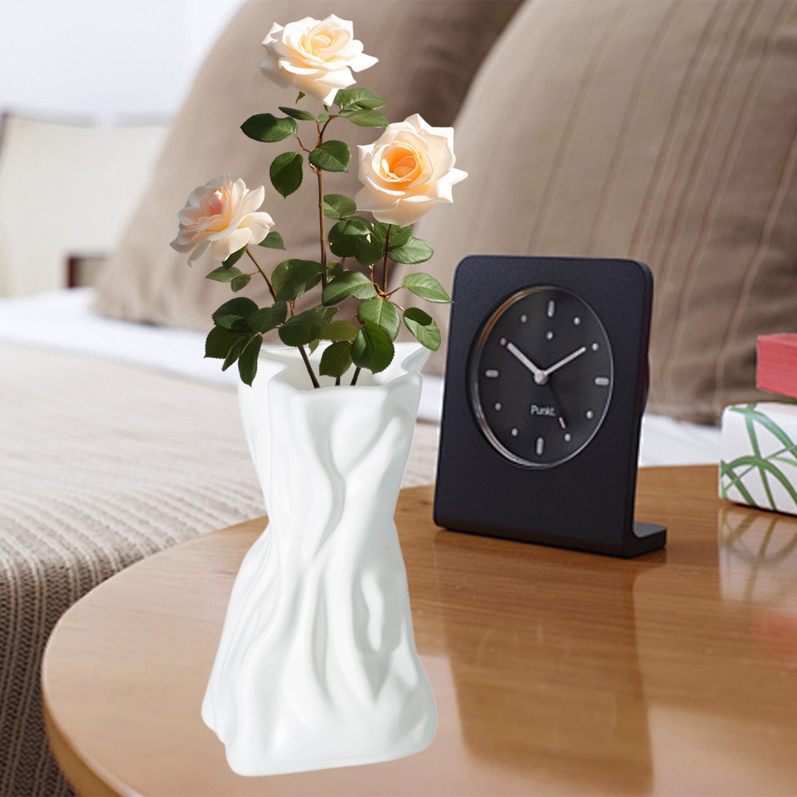 SHEIGUANNI White large Plastic Vase for Home & Office Decor - Water ...