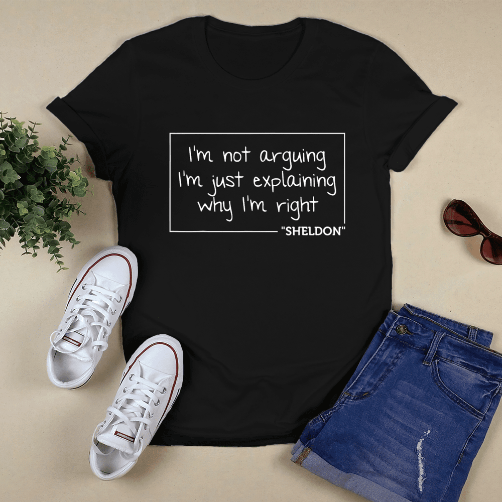 SHELDON Quote Funny Birthday Personalized Name Gift Idea Classic Tshirt ...