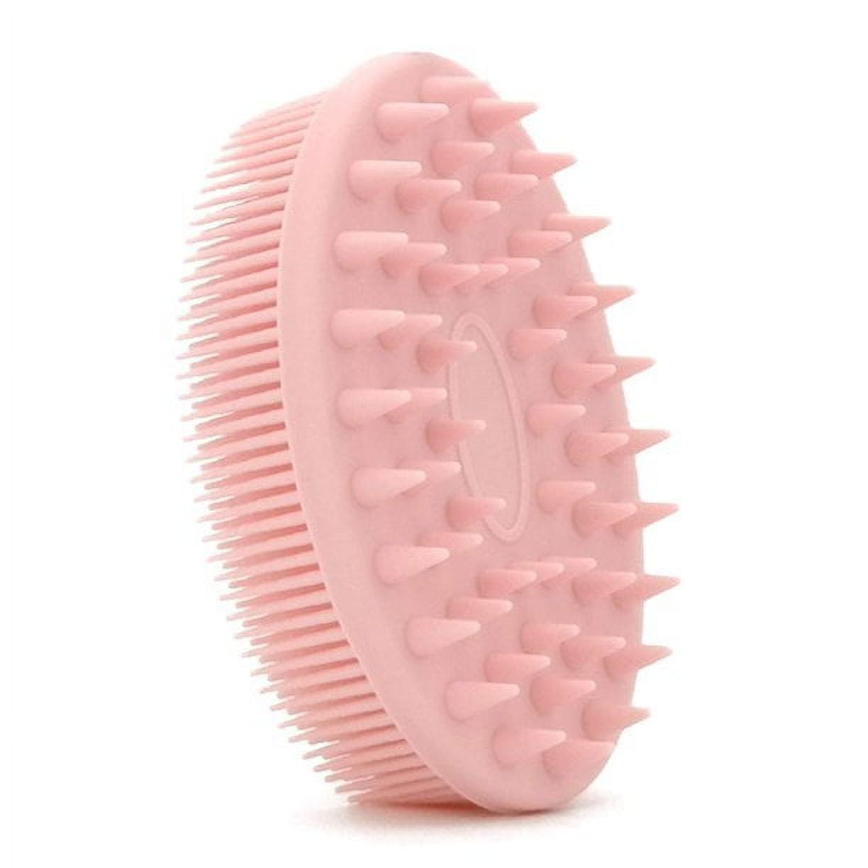 SHELLTON 2 in 1 Bath and Shampoo Brush, Silicone Body Scrubber for Use ...