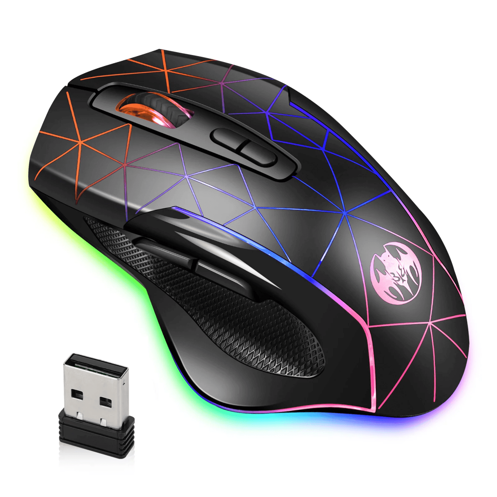 SHELLTON 2.4G Wireless Gaming Mouse,Rechargeable Computer Gaming Mouse ...
