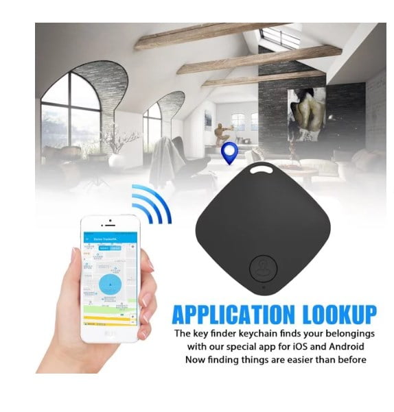 SHELLTON 4Pcs Bluetooth Tracker,Smart Key Tracker, Anti-Lost Key Finder ...