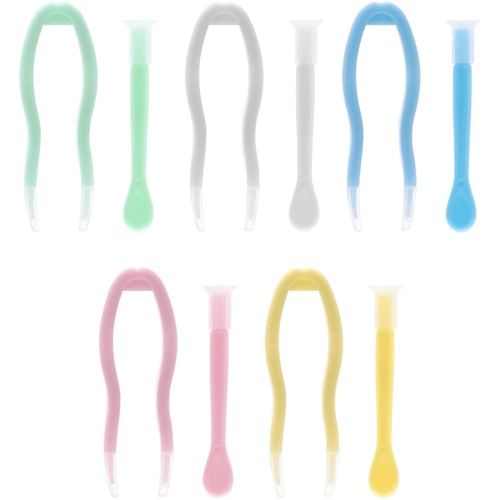 SHELLTON 5 PCS Portable Contact Lens Stick Tool Case Set with Plastic ...