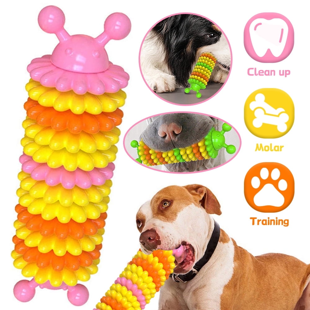 SHELLTON Dog Toothbrush Chew Toys,Puppy Dental Oral Care Brushing Toy ...